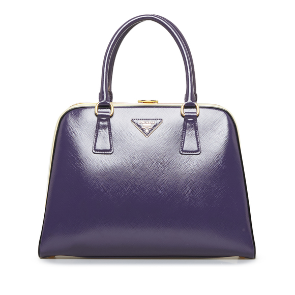 Prada | Bags | Prada Saffiano Pyramid Frame Handbag | Poshmark